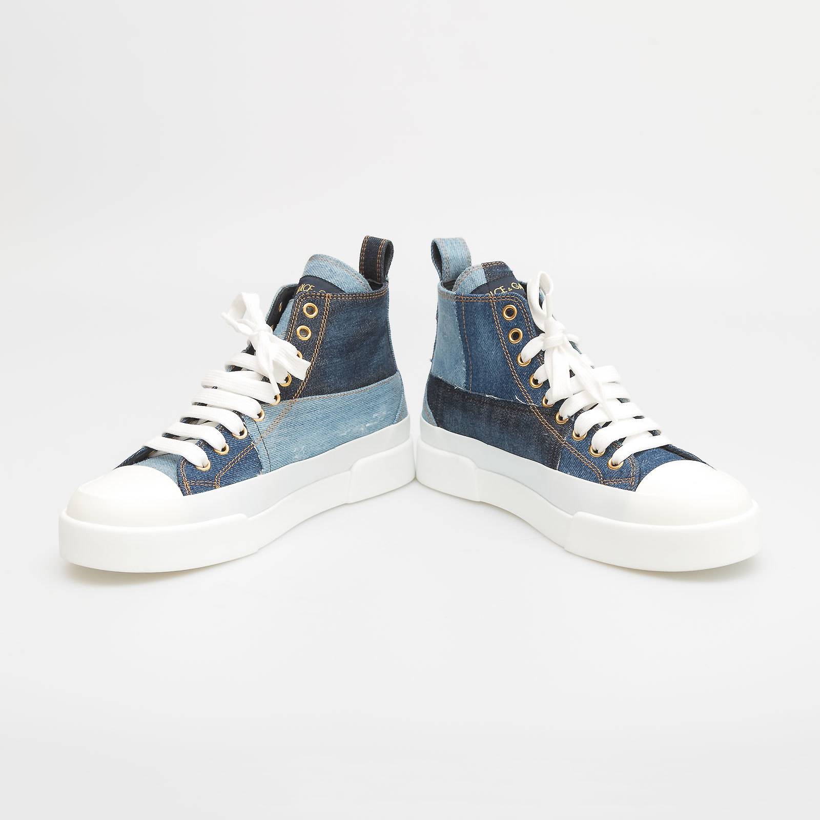 Кеды Dolce&Gabbana голубые, - купить за 37400 ₽ | SFS